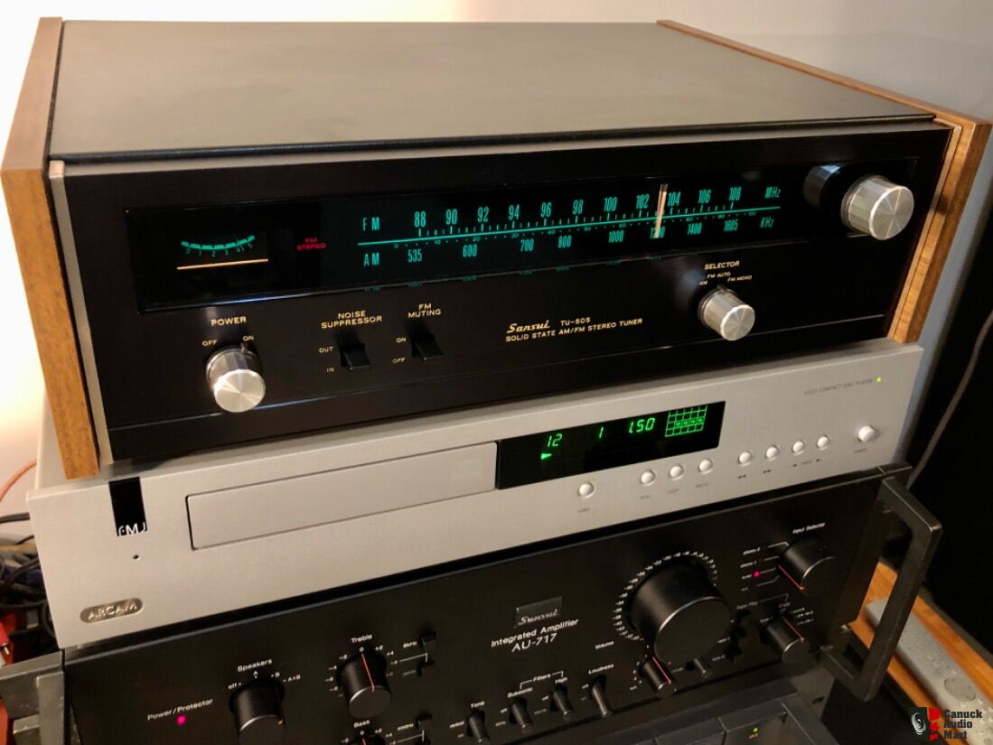 1973 Sansui TU-505 Stereo AM/FM Tuner Radio Component ( must be paired ...
