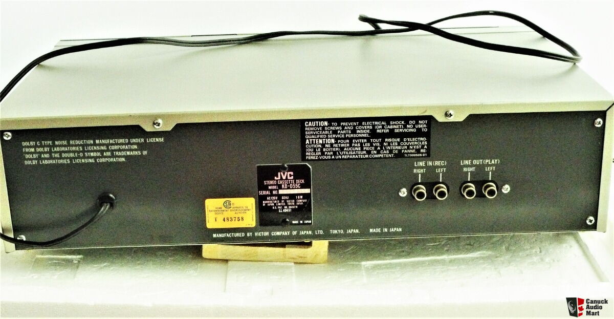 JVC 3-Head Cassette Deck KD-D55 Photo #2473126 - Canuck Audio Mart