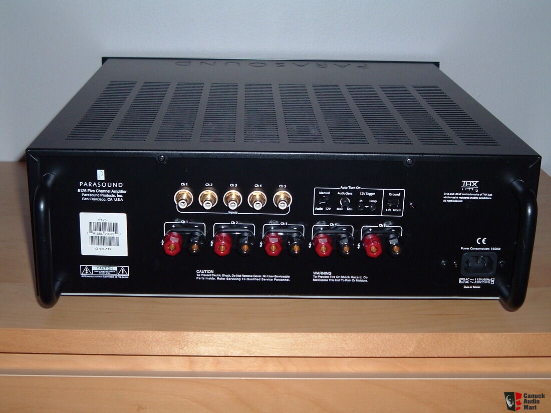 Parasound 5125 - 5 Channel Class A/B Amplifier Photo #2474723 - Canuck ...