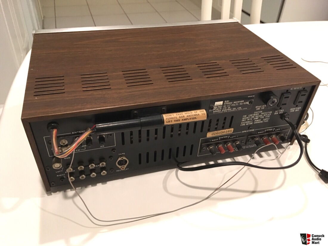 Sansui 551 Vintage Stereo Receiver Photo #2477374 - Canuck Audio Mart