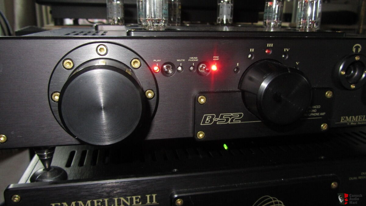 Ray Samuels Audio Emmeline II B-52 tubed preamplifier & headphone ...
