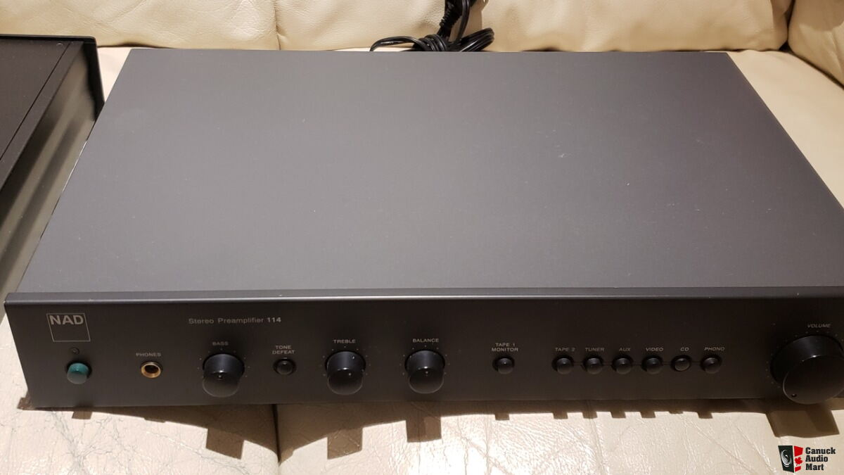 NAD 114 Preamp With MM MC Phono And Schiit EITR Free Shipping Photo NAD 114 Preamp With MM MC Phono And Schiit EITR Free Shipping Photo