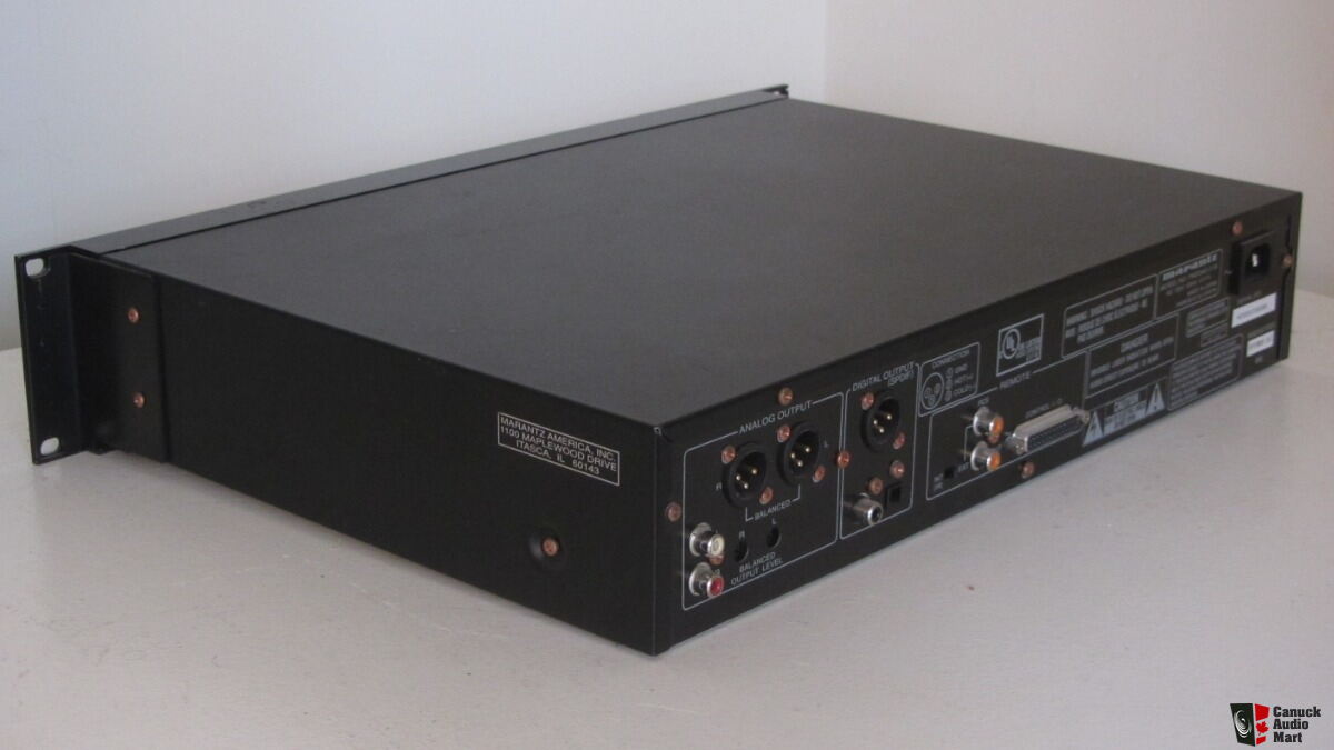 CD - Marantz PMD340 Professional CD Player Rack mount Photo #2492773 ...