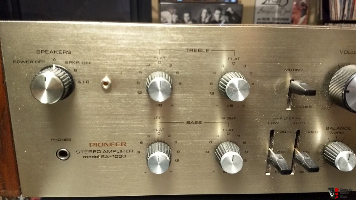 Pioneer's Vintage Flagship SA1000 Integrated Amplifier Photo #2493099 ...