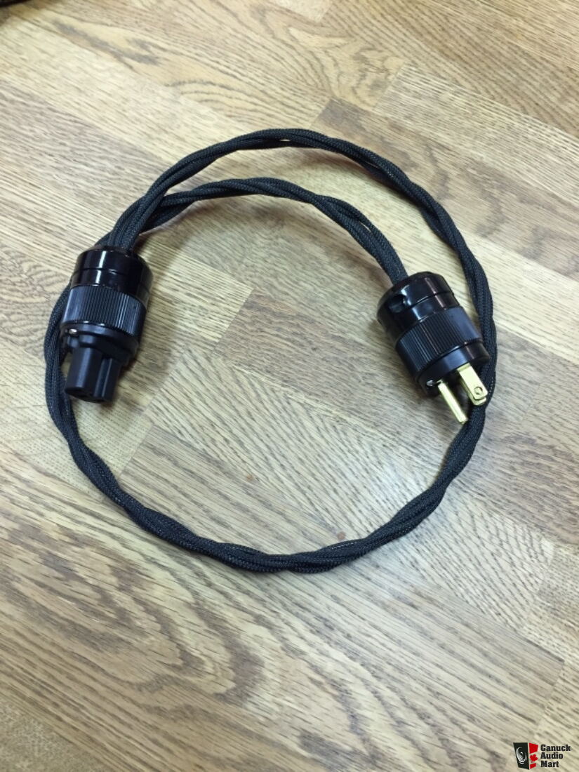 Silver Triton and Black Magic AC Power Cords
