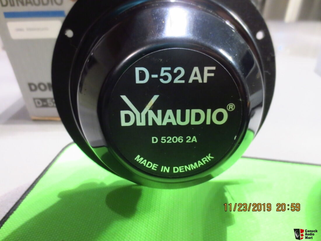 Dynaudio D 5206 AF Midrange Driver Pair Photo #2495681 - UK Audio Mart