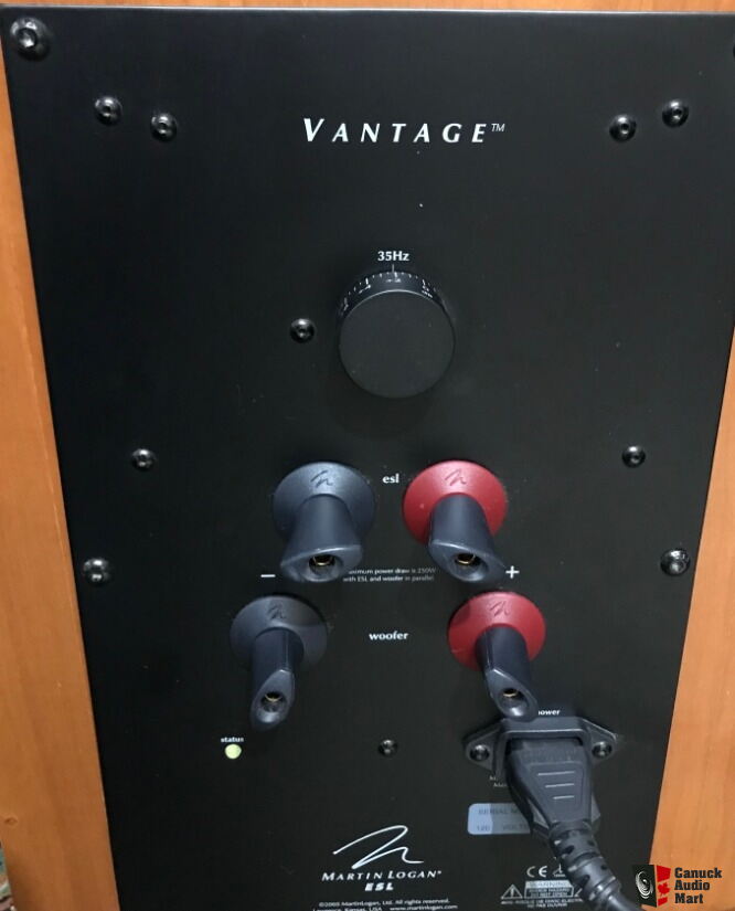 Magnificent ESL MARTIN LOGAN VANTAGE Loudspeakers,Excellent Condition ...