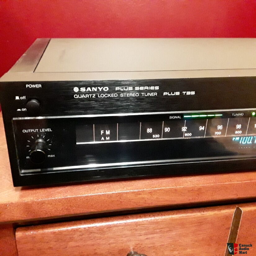 Plus t-35 sanyo tuner For Sale - Canuck Audio Mart