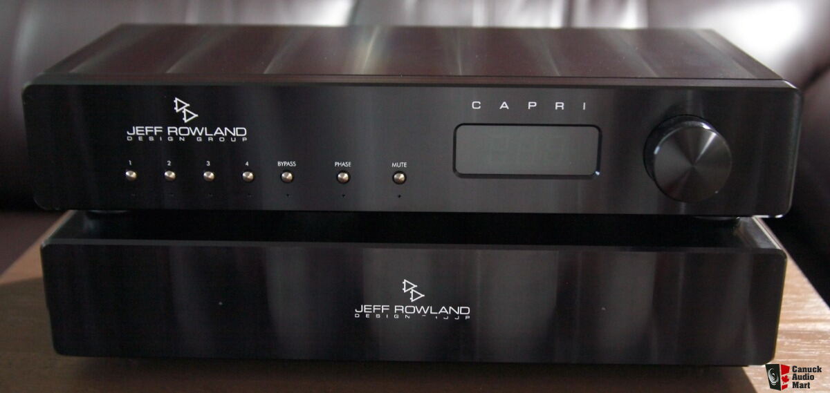 Jeff Rowland Design Group Capri Preamp With Matching 102 Power Amp ...