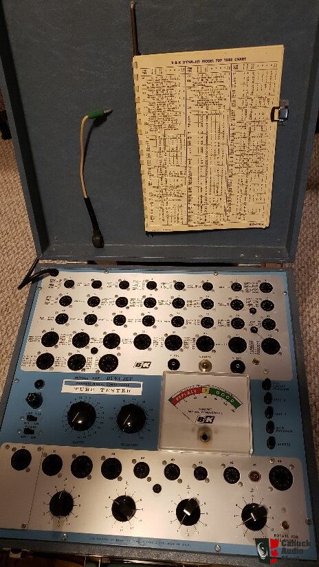 B&K Dyna-Jet 707 Tube Tester For Sale - Canuck Audio Mart