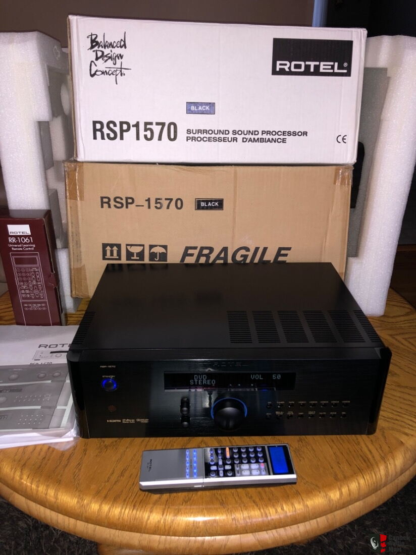 Rotel RSP1570 Surround sound & Stereo Processor Pre-amp 4 x 1.3 HDMI w ...