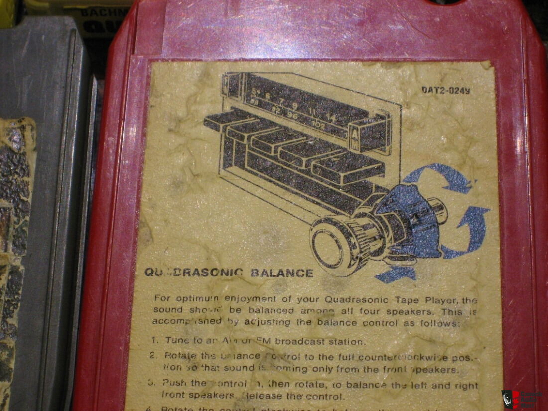 Seven (7) Quadraphonic 8 track cartridges Photo #2508145 - UK Audio Mart