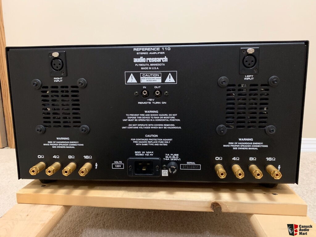 Audio Research Reference 110 Silver Tube Amplifier Photo #2512848 ...