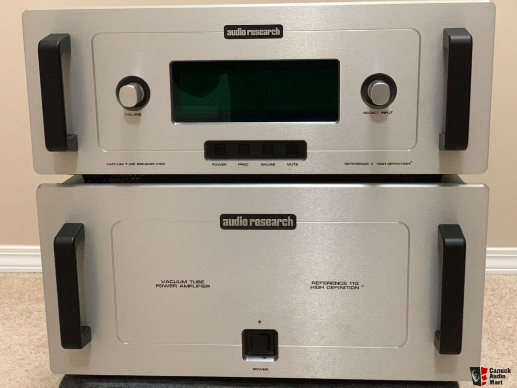 Audio Research Reference 110 Silver Tube Amplifier For Sale - Canuck ...