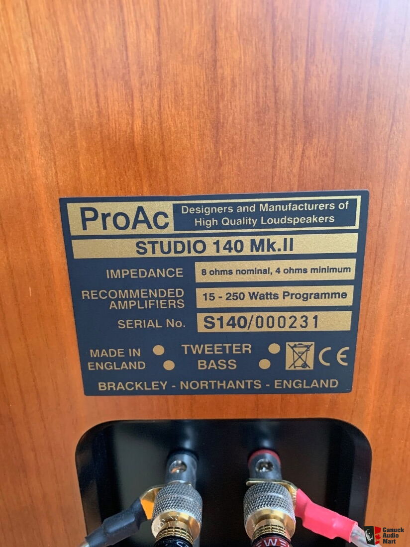 ProAc Studio 140 Mk2 Floor Standing Speakers - Cherry Finish Photo ...