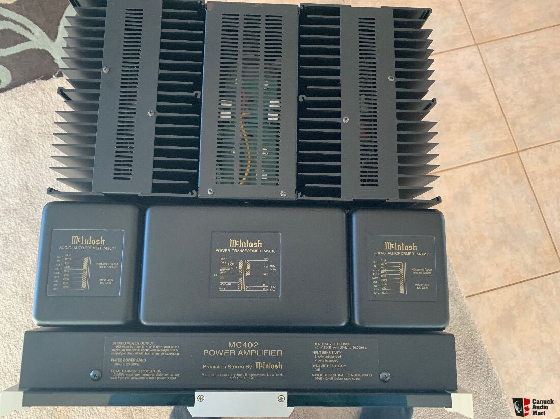 Mcintosh Mc402 Stereo Power Amplifier Photo #2516749 - UK Audio Mart