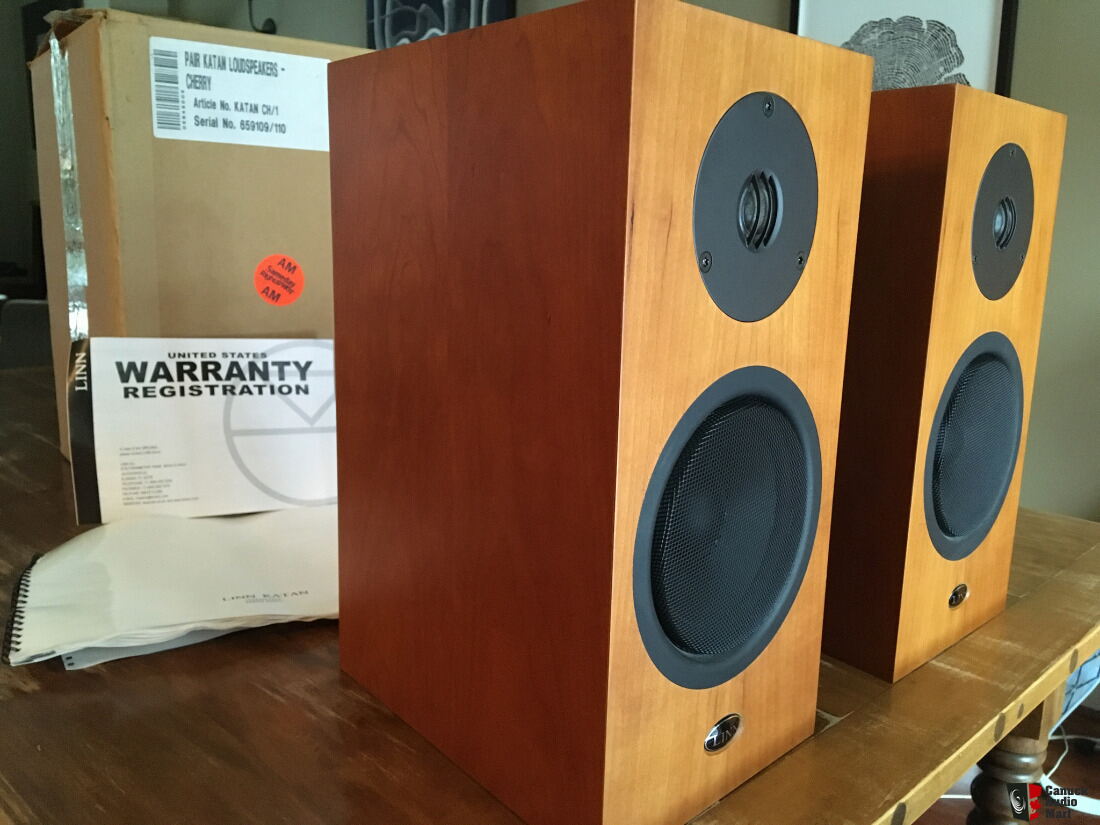 Linn Katan Cherry Speakers & Stands Photo #2519721 - UK Audio Mart
