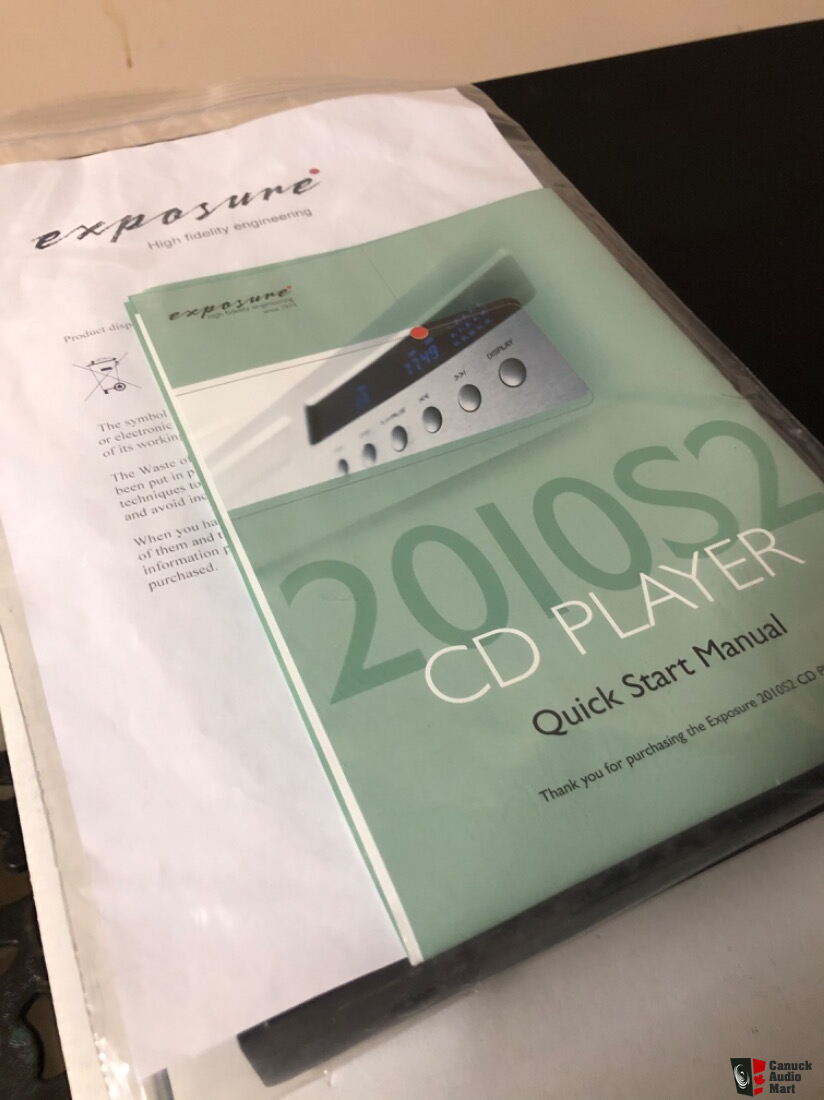 Exposure 2010 s2 CD player MADE IN ENGLAND Photo #2520211 - UK Audio Mart