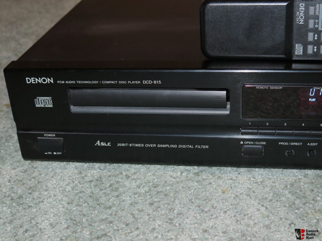 Denon DCD-815 CD compact disc player and DRM-540 Cassette Tape Deck ...