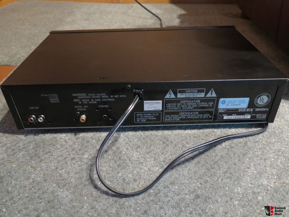 Denon DCD-815 CD compact disc player and DRM-540 Cassette Tape Deck ...