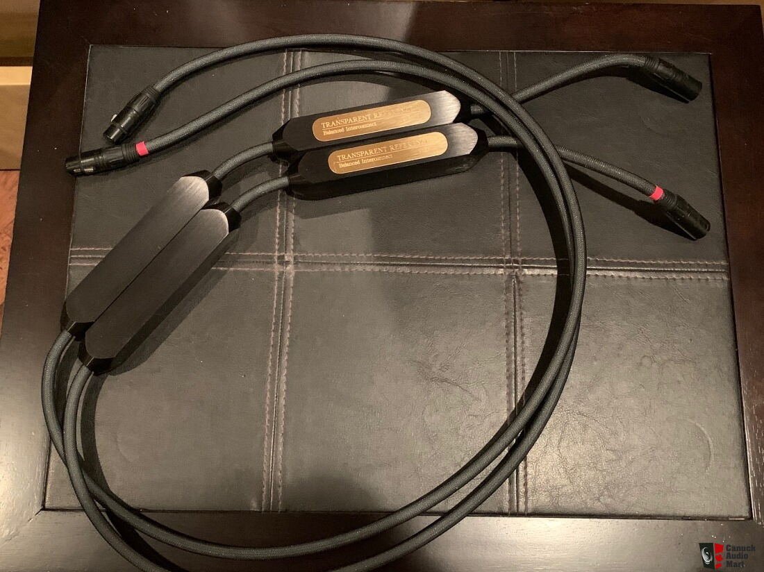 Assorted Transparent Audio Cables: Reference Speaker & Balanced ...
