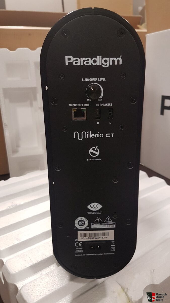 Paradigm Millenia CT 2.1ch subsat system Photo #2528679 - Canuck Audio Mart