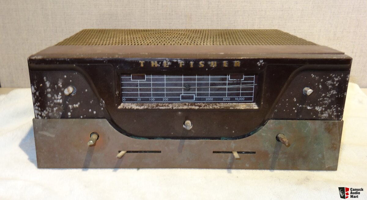 Fisher CA40 mono tube integrated amp 6BQ5 parts unit Photo #2530007 ...
