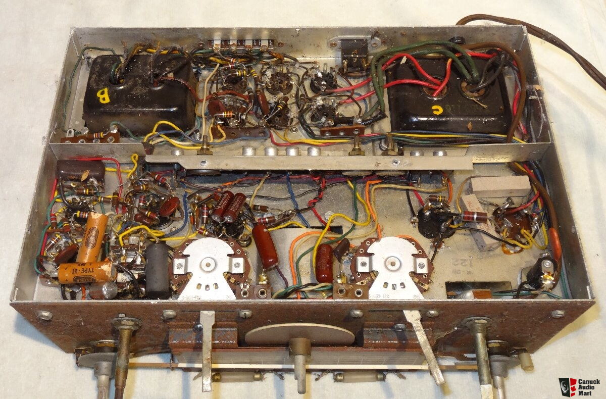 Fisher CA40 mono tube integrated amp 6BQ5 parts unit Photo #2530006 ...