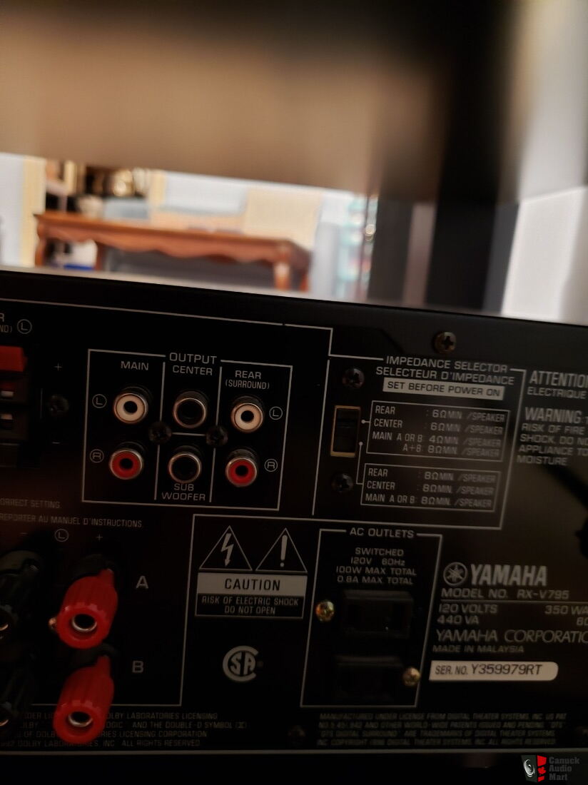 Yamaha RX-V795 5.1 Natural Sound receiver Photo #2530170 - US Audio Mart