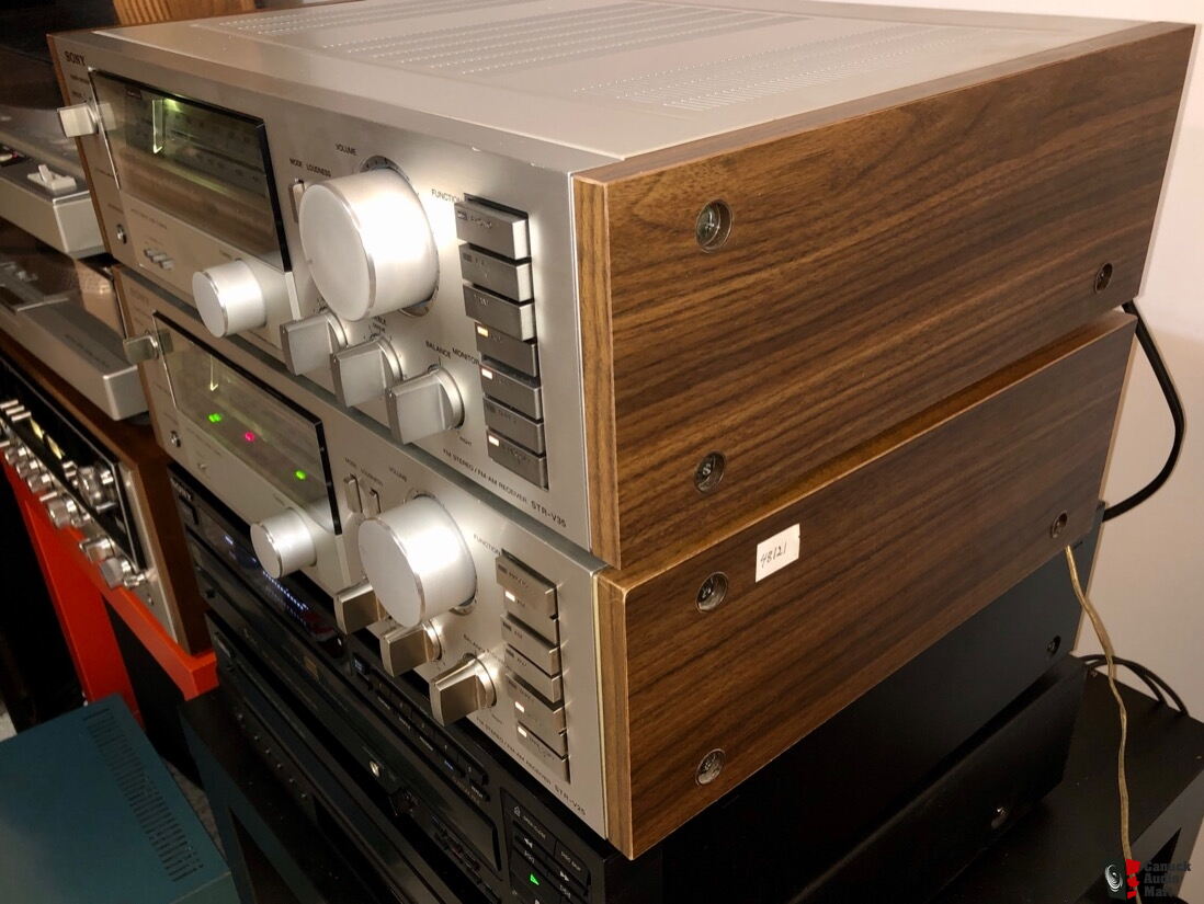 Serviced 1980 SONY STR-V25 featuring DC power amplifier and acute servo ...