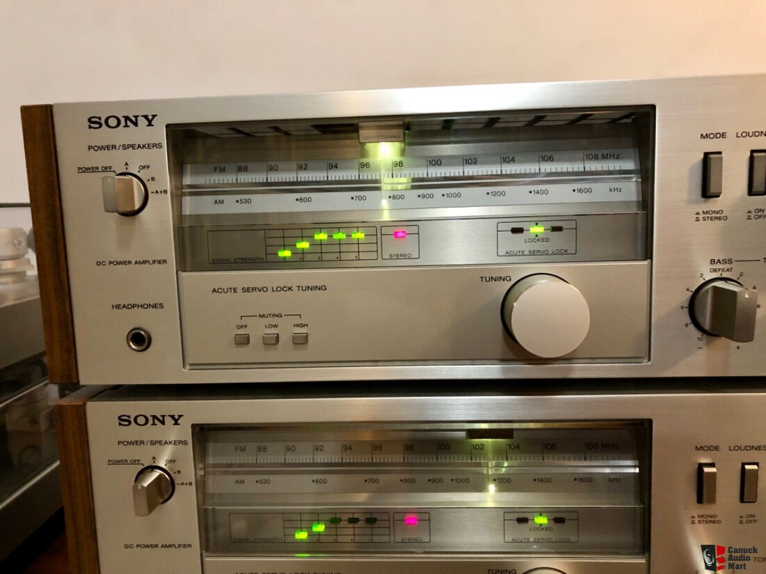 Serviced 1980 SONY STR-V25 featuring DC power amplifier and acute servo ...