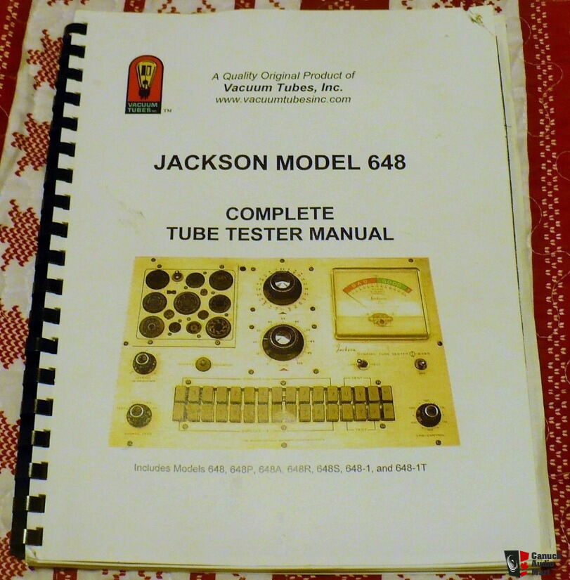 Attention Jackson 648 Tube Tester Owners Photo #2533165 - Canuck Audio Mart