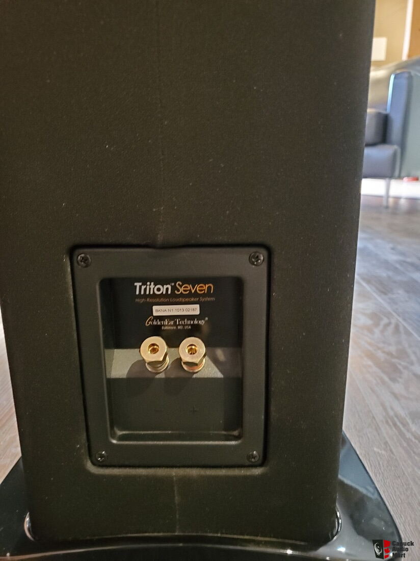 Goldenear Technologies Triton 7 tower speakers dealer floor model pair ...
