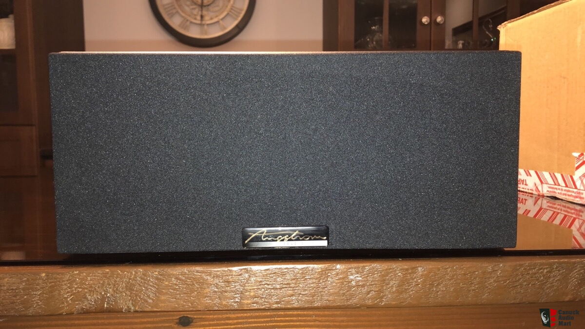 Angstrom main and rear and centre speaker with stands and a Miraga OMNI ...