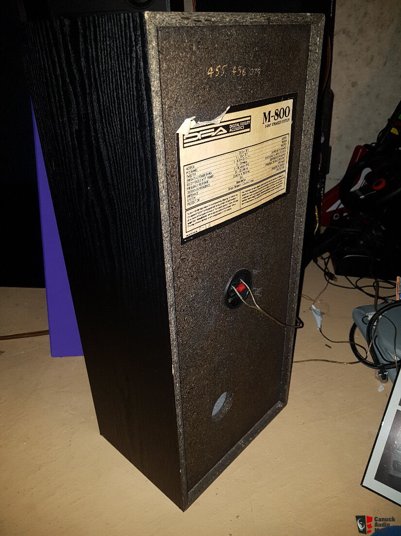 Digital Fidelity Acoustics M-800 Speakers Photo #2544103 - Canuck Audio ...
