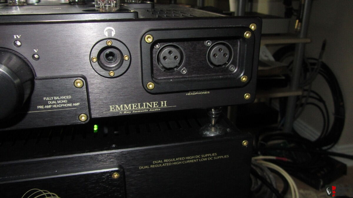 Ray Samuels Audio Emmeline II B-52 tubed preamplifier & headphone ...