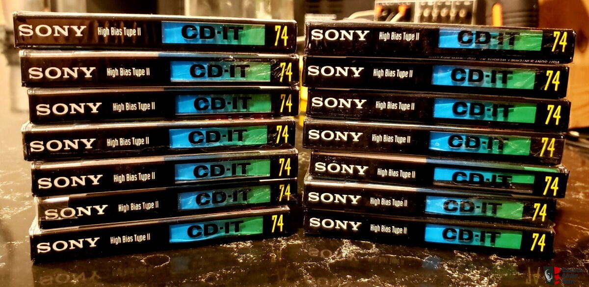 REDUCED>>> 14 Brand New Sealed 74 Minute Sony CD-IT High Bias Type ii ...