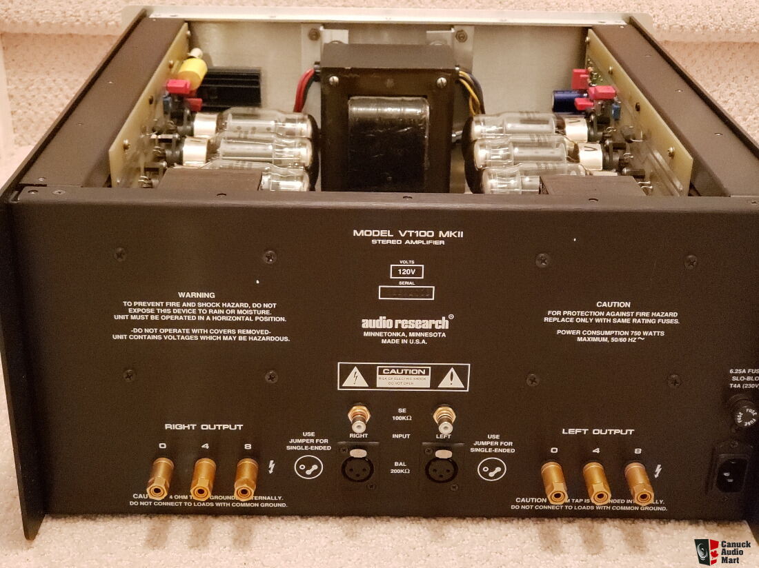 Audio Research VT100 MKII Tube Power Amplifier! Photo #2560457 - Canuck ...