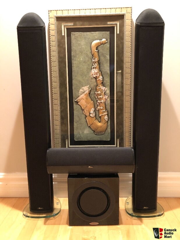 mirage Omnisat OS2 FS front speakers, OS2 CC centre channel and MM6 ...