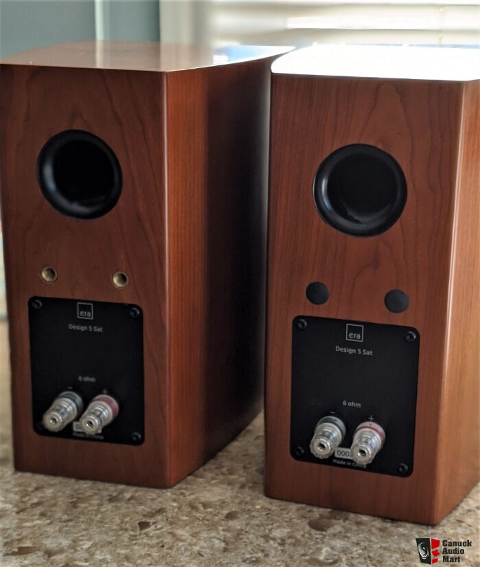 Era Design 5 Sat Bookshelf Speakers Photo #2564484 - Canuck Audio Mart