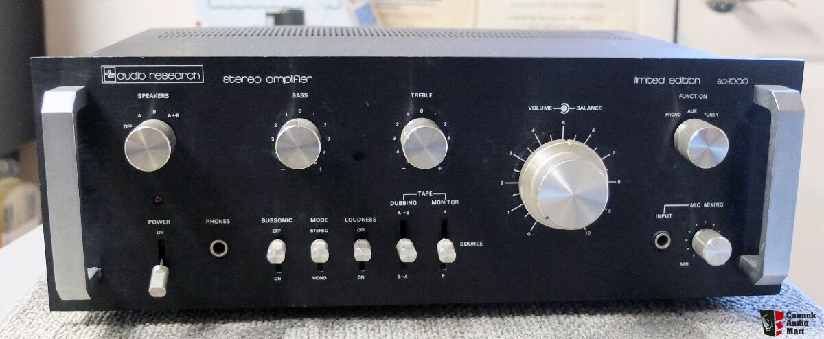 Audio Research Limited Edition SA-1000 Stereo Amplifier 360W $150 Photo ...