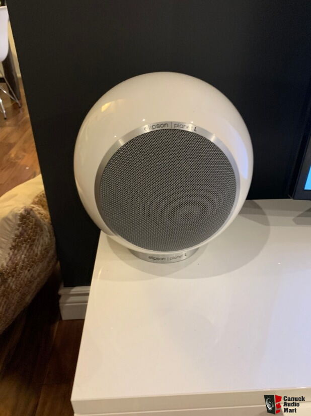 elipson Planet L - Gloss White Spherical Speakers and Planet Matching ...