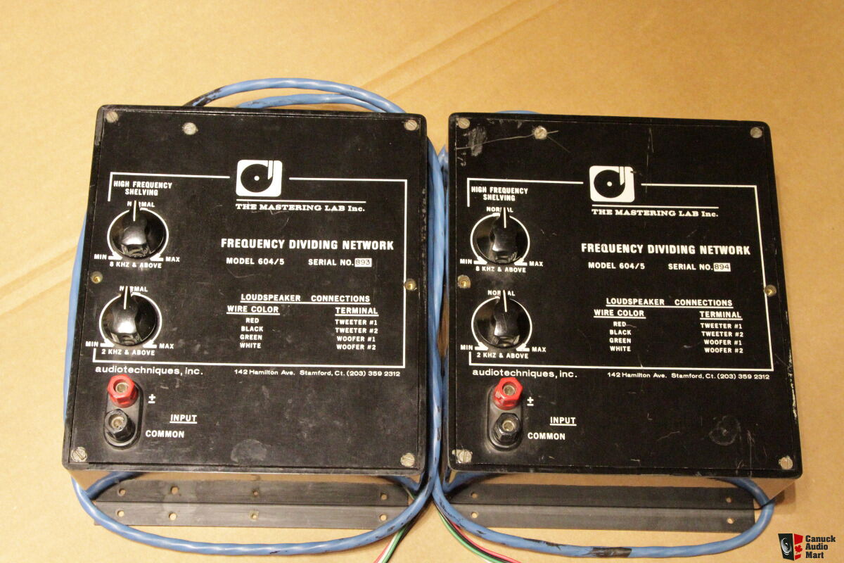 Mastering Labs crossover for Altec duplex speaker 604C 604E Photo ...
