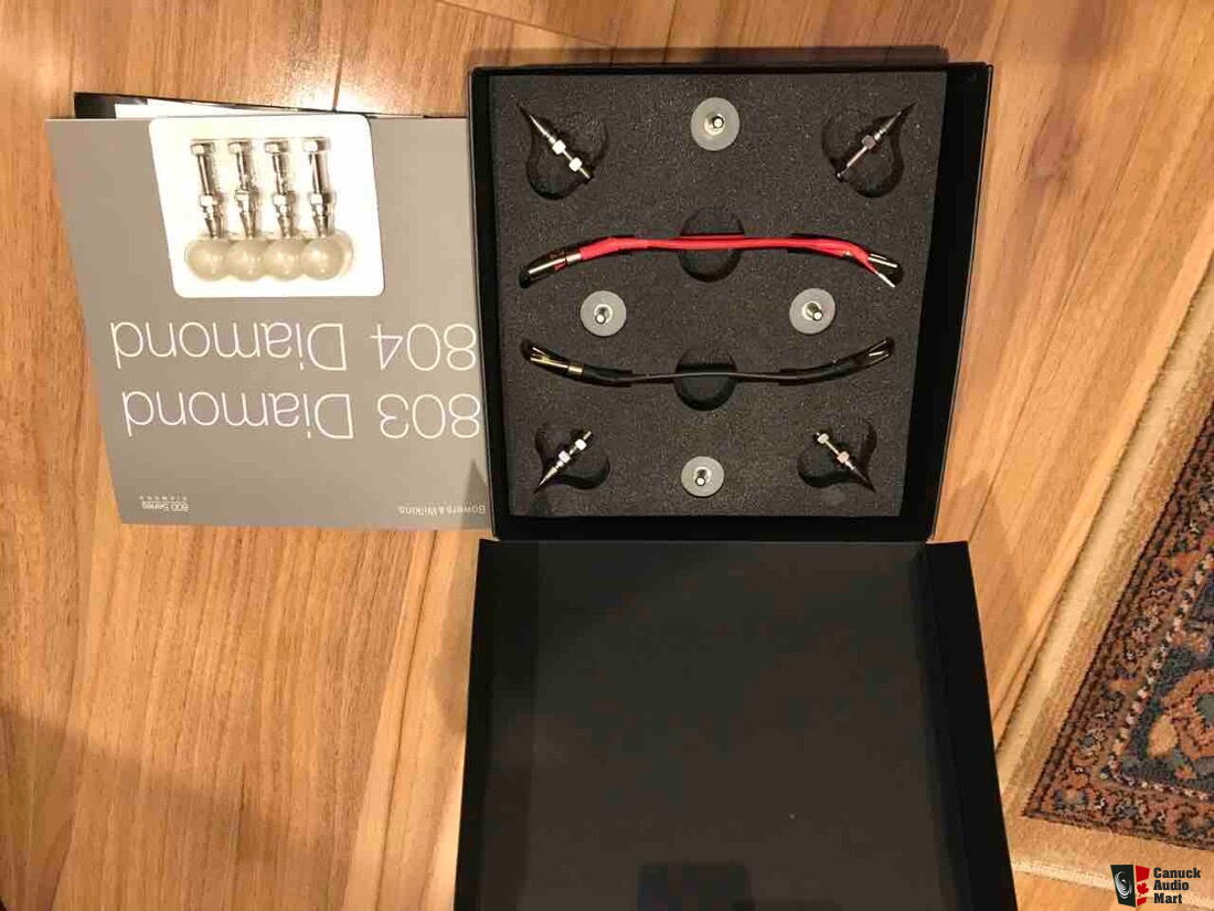 Rare on used market- Immaculate condition B&W 803 D2 speakers in Cherry ...