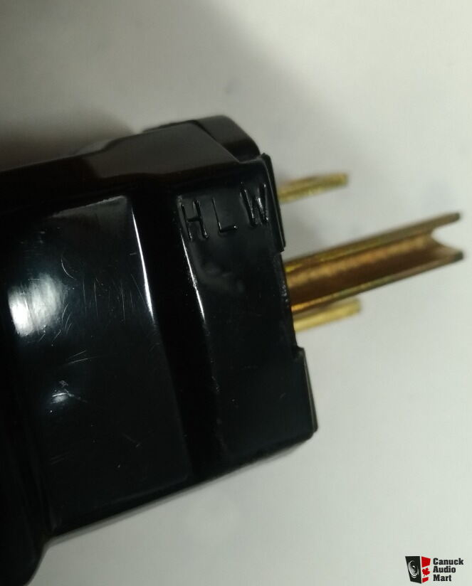 NOS Hubbell HBL5965 VBLK straight blade power plugs made in USA ( last ...