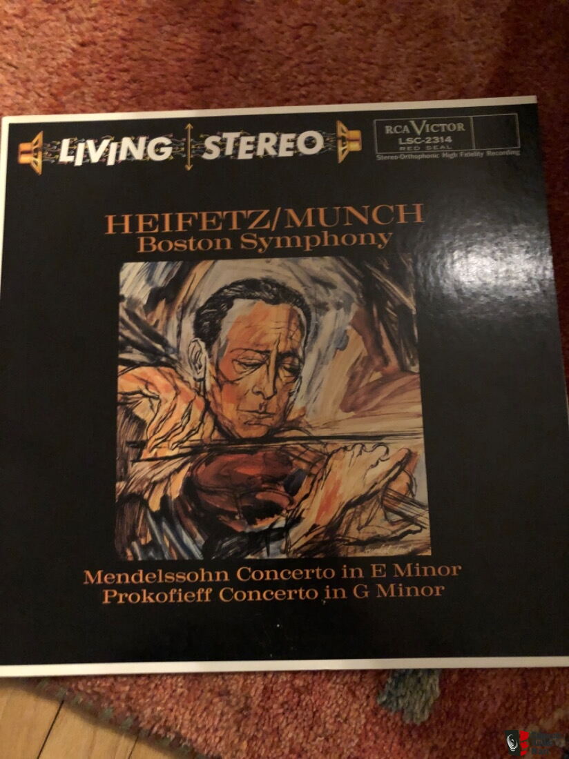 Heifetz/Munch - Mendelssohn and Prokofieff 180g reissue For Sale ...