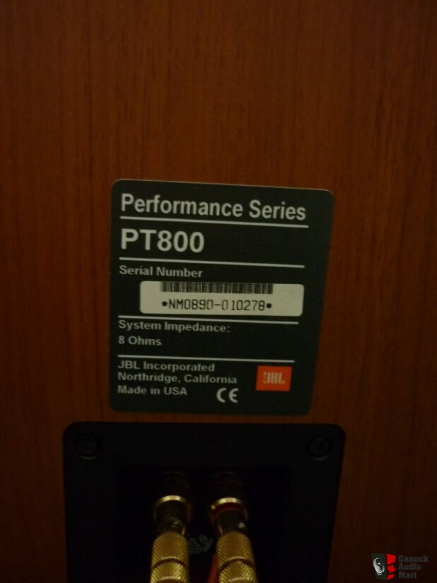 Hi-End JBL Performance Series PT 800*;Like New in Box*Cherry Photo ...
