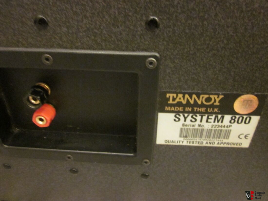 Tannoy System 800 Studio Monitor Speakers Photo #2576820 - Canuck Audio ...
