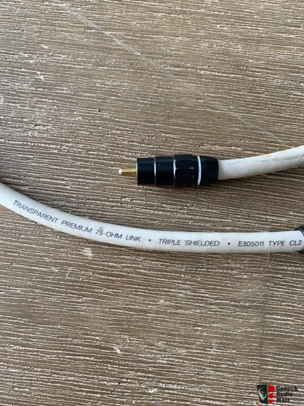 Transparent Premium Digital Coaxial Photo #2578556 - UK Audio Mart