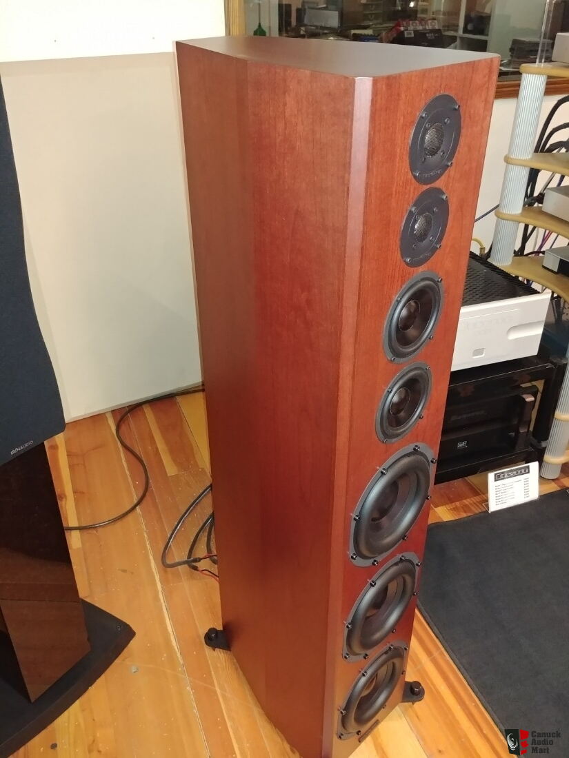 Bryston Model T Active Loudspeakers Boston Cherry Finish + XL ...
